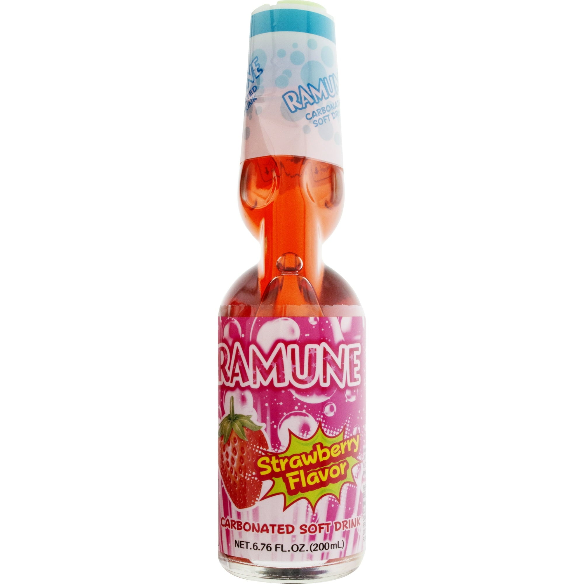 JFC Ramune Strawberry 6.76 Fl oz. (200ml) – Anytime Basket