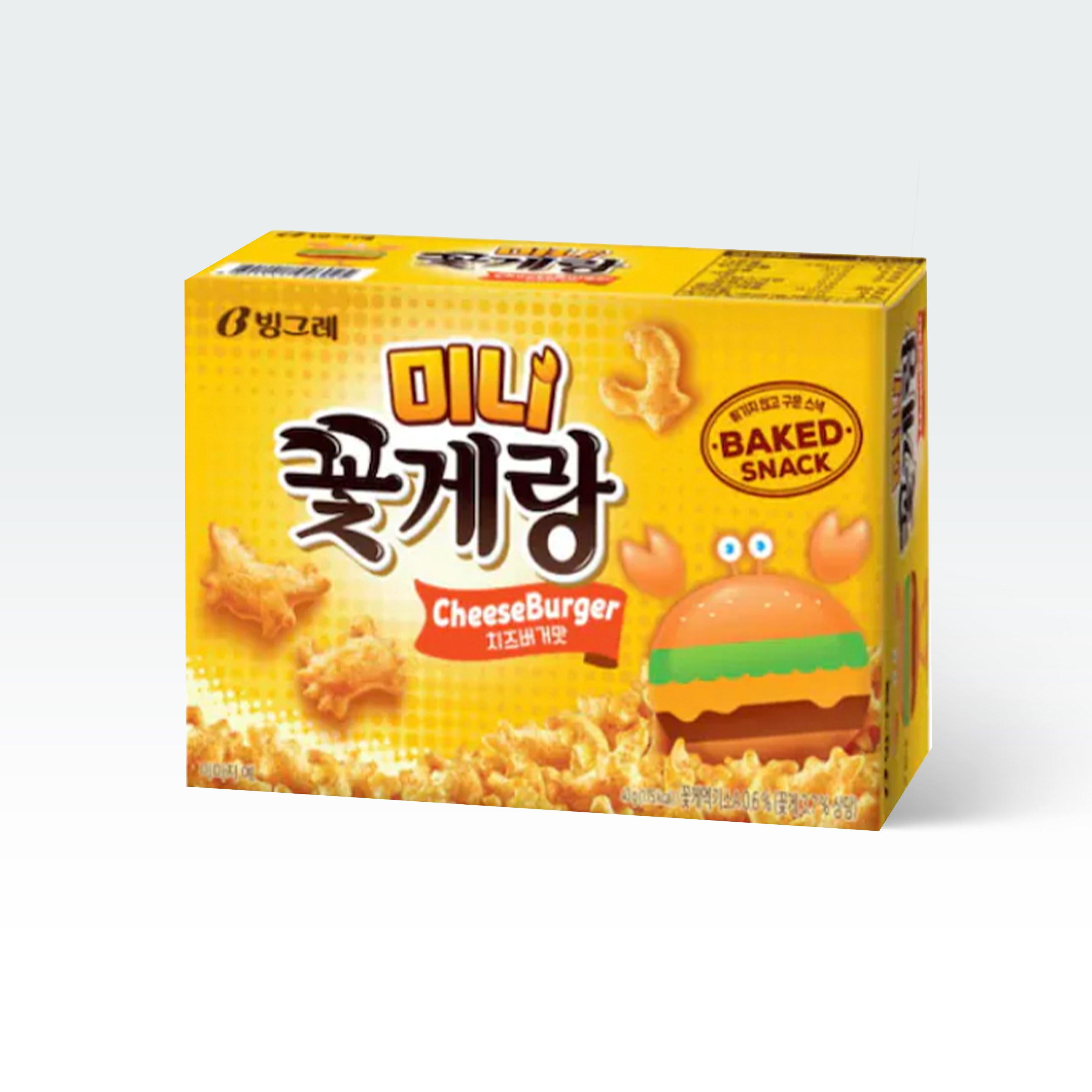 Binggrae Mini Crab Snack Cheese Burger 1.41oz(40g) – Anytime Basket