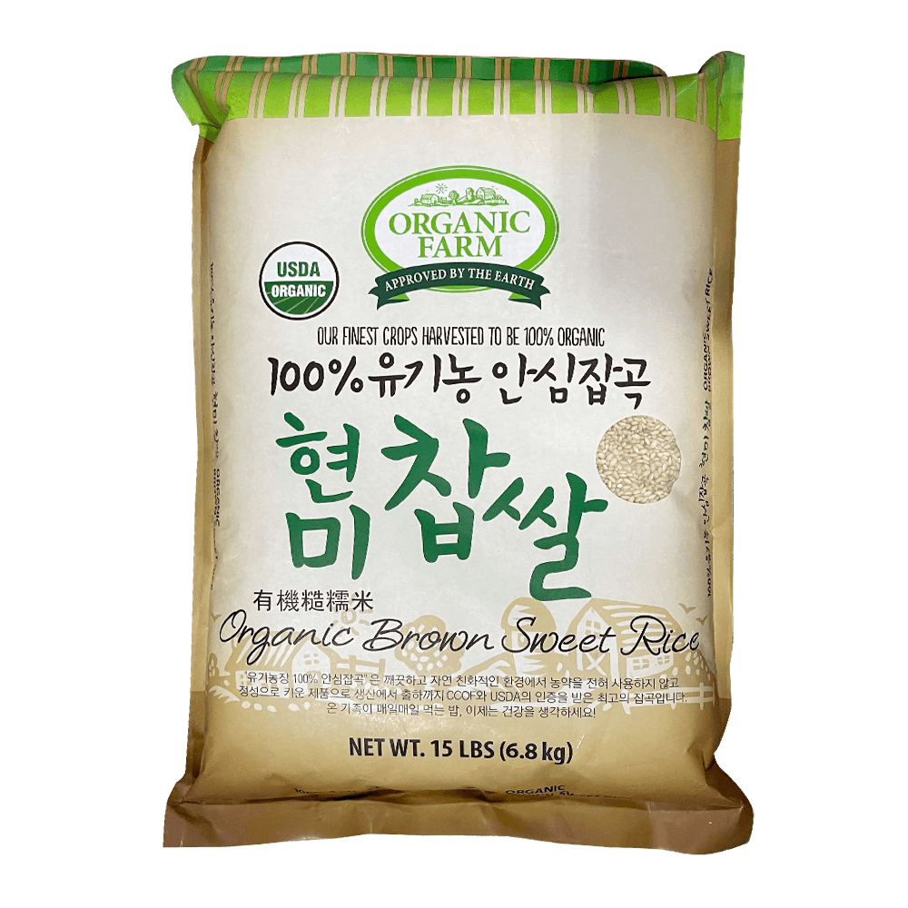 Organic Brown Sweet Rice 15lb(6.8kg) – Anytime Basket