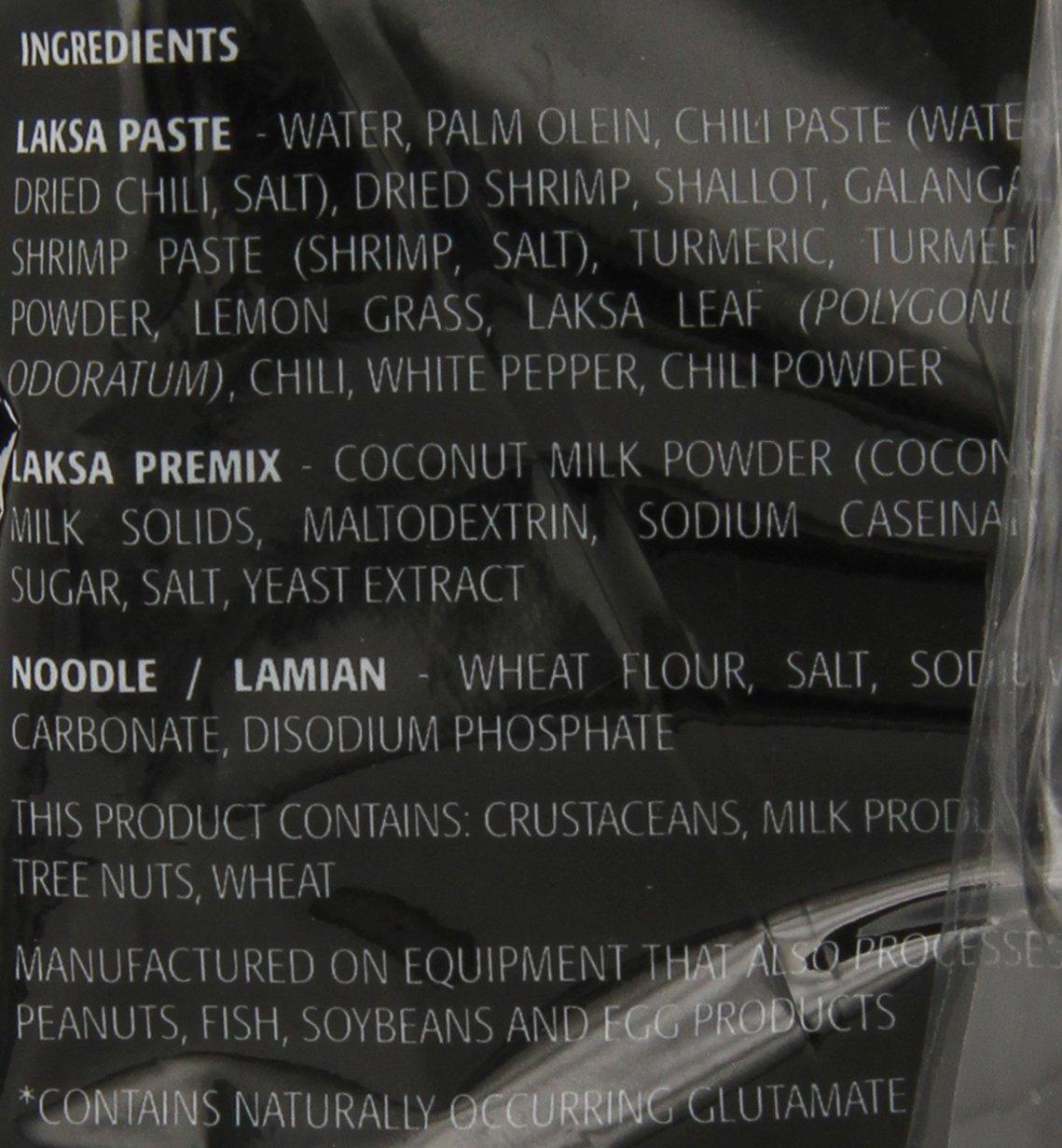 Prima Taste Laksa Coconut Curry Lamian Noodles 6.56oz(186g) x 4 Packs ...