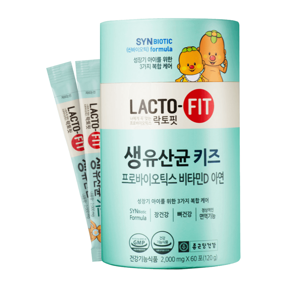 Chong Gun Dang Probiotics Lacto-Fit Kids 4.2oz(120g) 60Packets ...